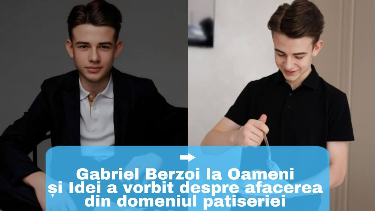 OAMENI ȘI IDEI | Gabriel Berzoi vorbește despre pasiunea pentru ...